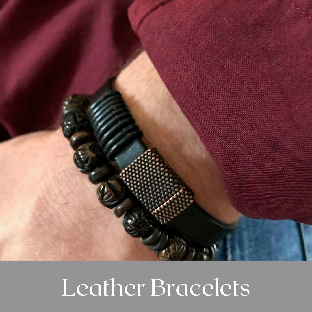 Leather Bracelets – Jewelry by TFC